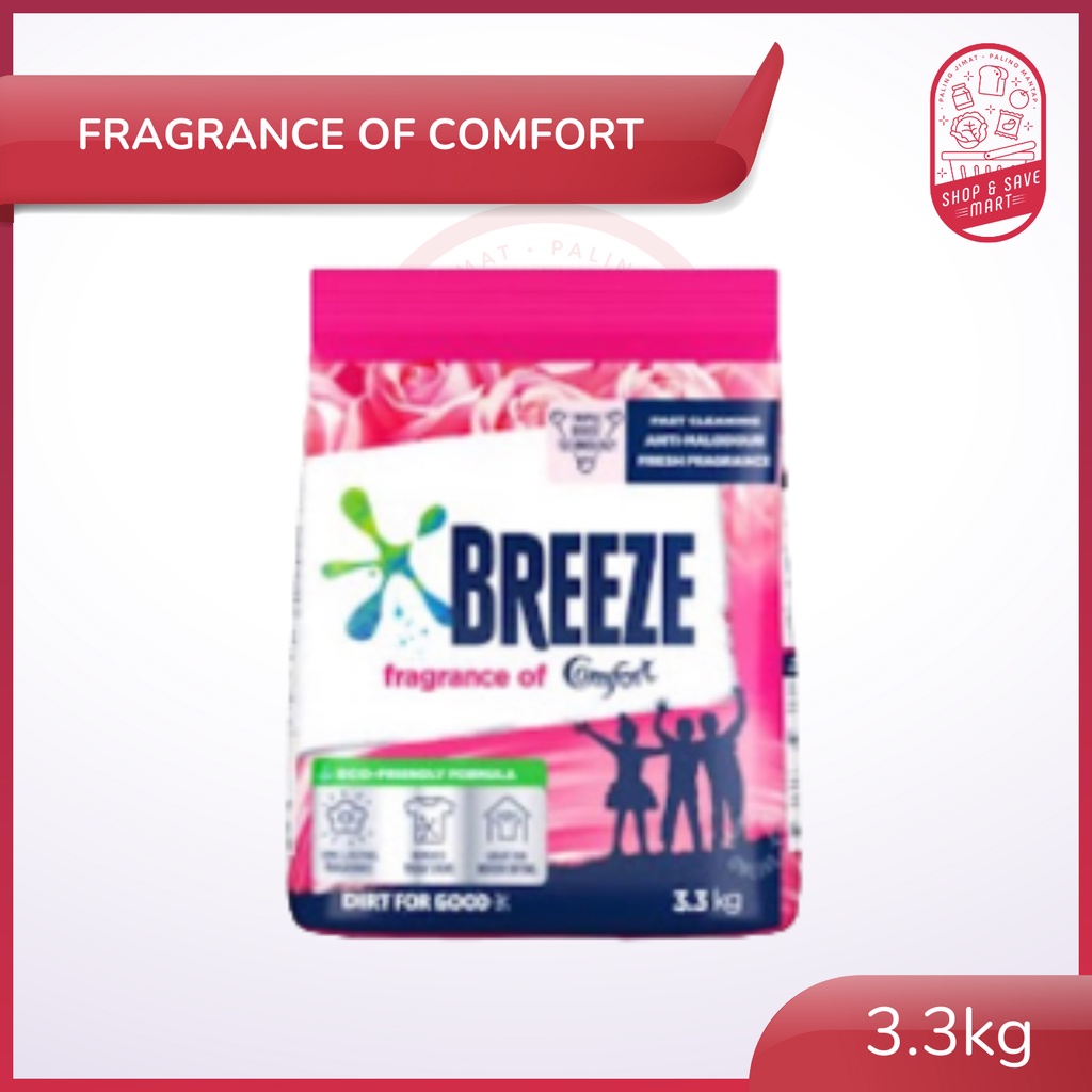 Breeze Detergent Powder - 3.3kg - 3.6kg ( Fragrance Of Comfort / Power ...