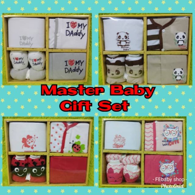 Master Baby - Set Baju Bayi/ Baby Gift Set (READY STOCK) | Shopee Malaysia