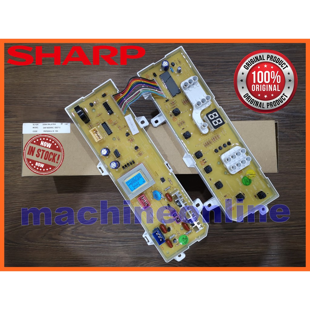 SHARP ESP65/ESP68/ESS712 Washer Machine PCB Board 100% Original ...