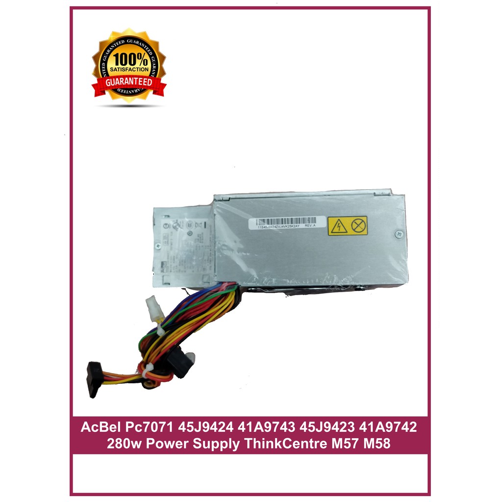 AcBel Pc7071 45J9424 41A9743 45J9423 41A9742 280w Power Supply ...