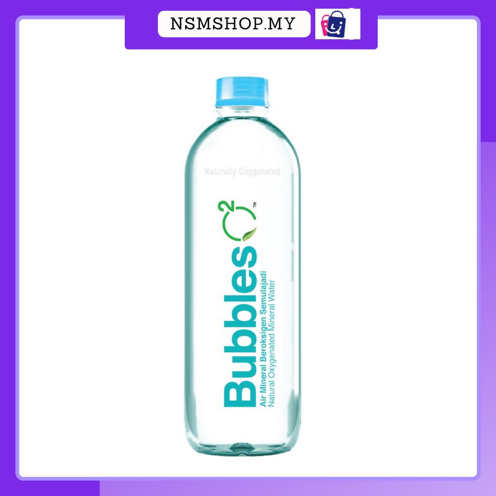 BUBBLES O2 OXYGENATED WATER (800ml x 12 botol) AIR MINERAL SEMULAJADI ...