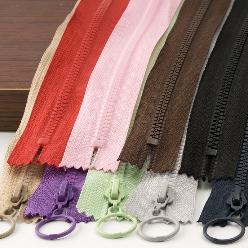 1 piece of 25cm Multi Color Resin Zipper Open Seam Plastic Zipper ...
