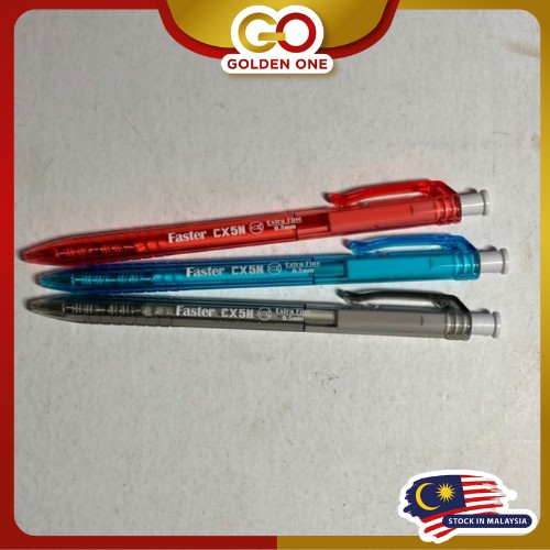 Faster CX5N Retractable Ball Pen 0.5mm (BP-CX5N) | Shopee Malaysia