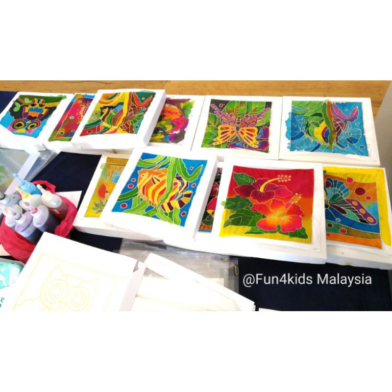 [Wholesale Price RM13] DIY Batik Painting Kits Complete with 6-color ...