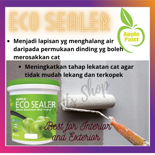 🍏 5L APPLE ECO WALL SEALER 🍏 Exterior Interior Sealer 🍏 Wall Sealer 🍏 ...