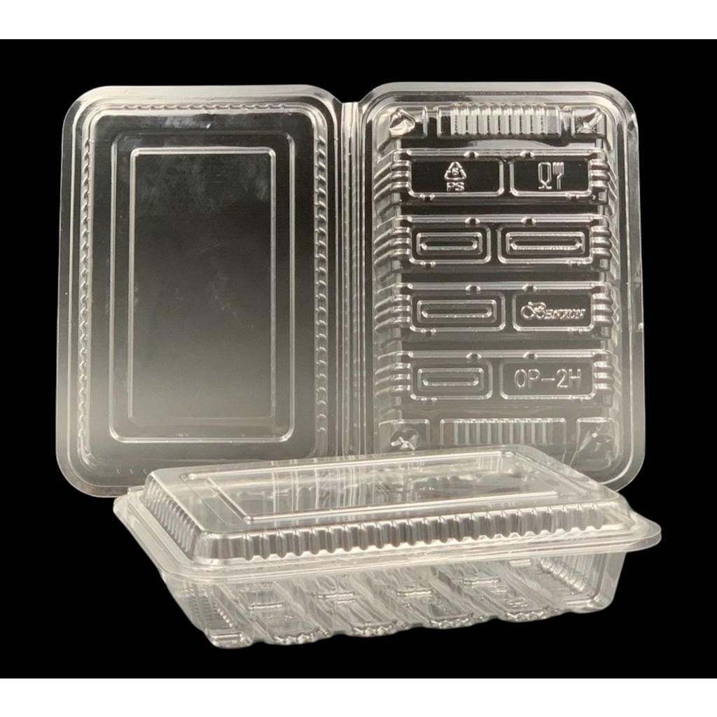 OPS - OP2H - BENXON Plastic Tray With Lid 100pcs+/- TP-2H TOLI Bakery ...