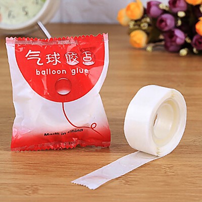 Balloon Glue 100 Dots/ Stickers Tape Gam Belon Tampal Garland Balloon ...