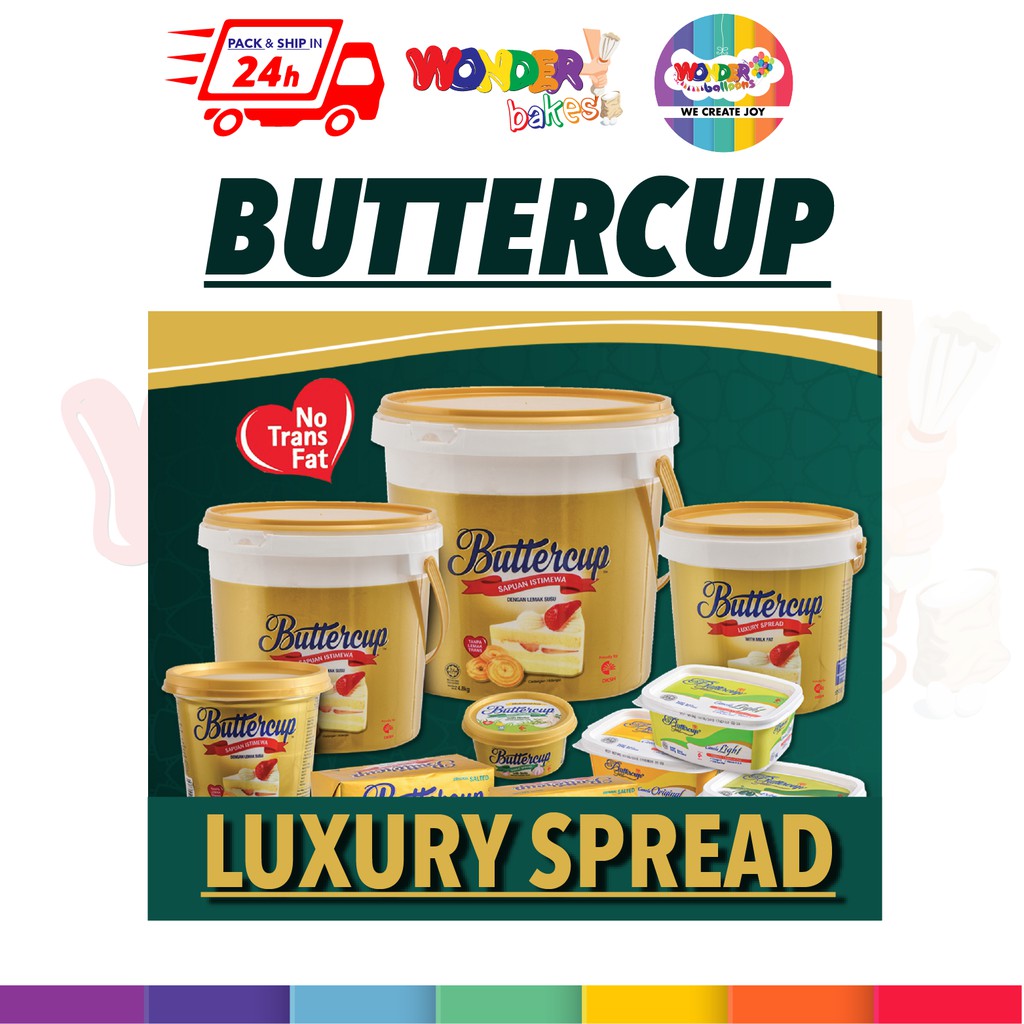 {SHIP IN 24 BUSINESS HRS} BUTTERCUP LUXURY SPREAD (BAKING / COOKING ...