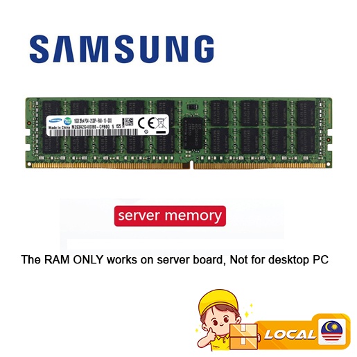 Samsung Server Ram 16GB DDR3 PC3/PC3L-12800 1600MHz ECC Registered ...