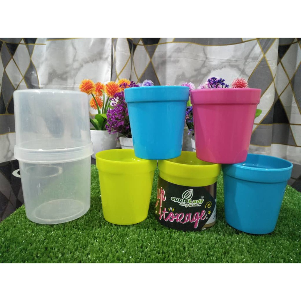 [B10] cawan plastik/ Tupperware Deluxe Mug /Bekas air minuman / cawan ...