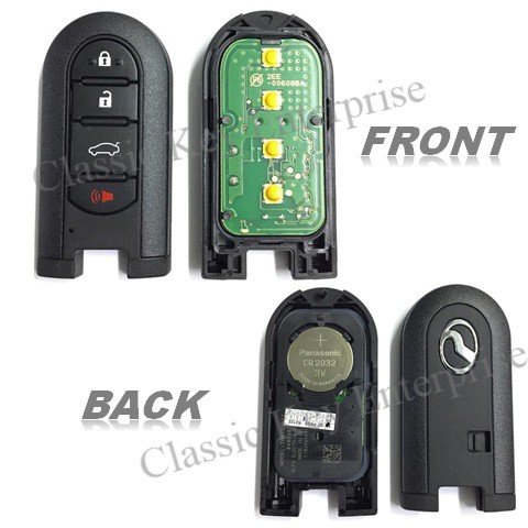 Perodua Smart Key Remote for Myvi Bezza Axia Aruz (3 Button / 4 Button ...