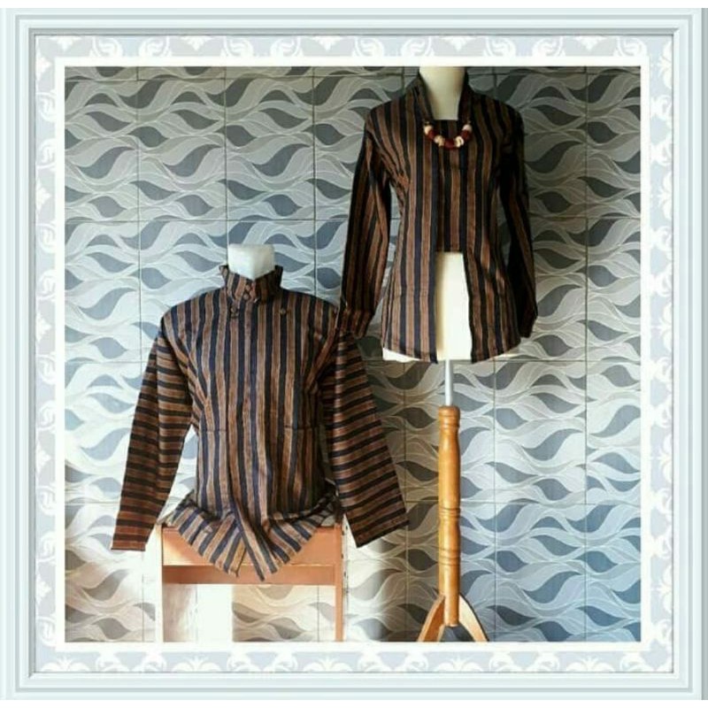 !!️Women's lurik clothes / men's Javanese lurik clothes / traditional ...