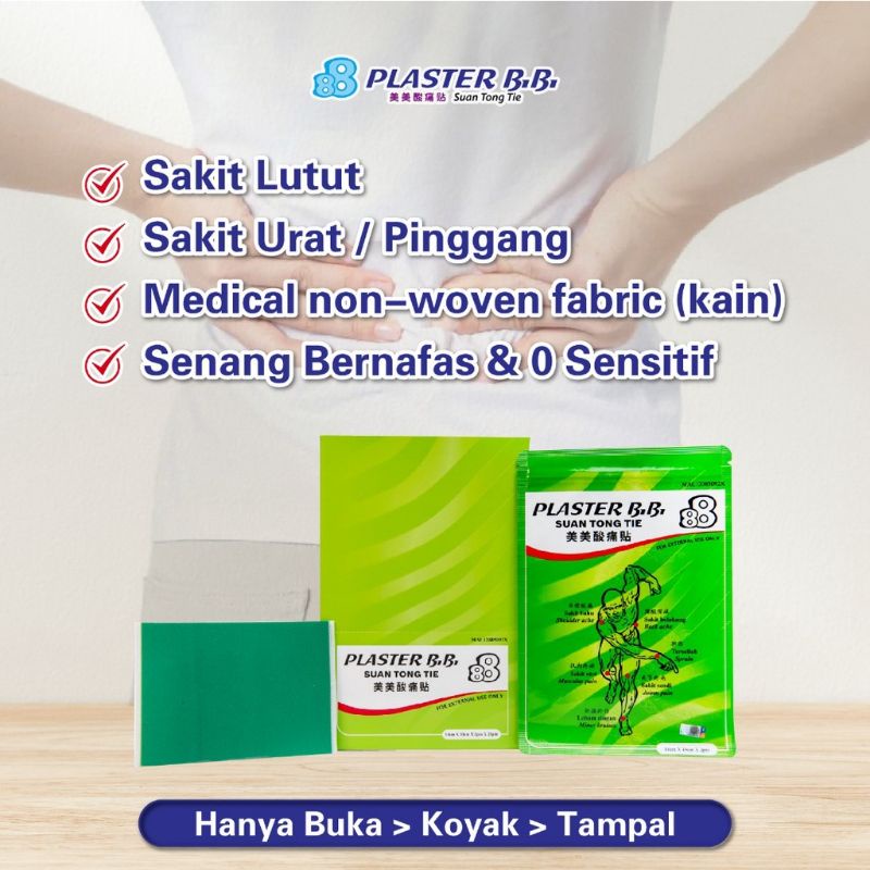 PLASTER BB suan tong tie ( 14 cm X 10 cm X 2 sheets ) | Shopee Malaysia