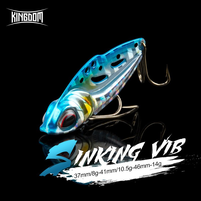 Kingdom Sinking Metal VIB Spoon Bait (8g x 37mm/10.5g x 41mm/16g x 46mm) | Shopee Malaysia