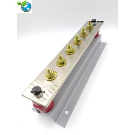 Copper Bar / Earth Bar 6 way 6mm x 50mm x 290mm | Shopee Malaysia