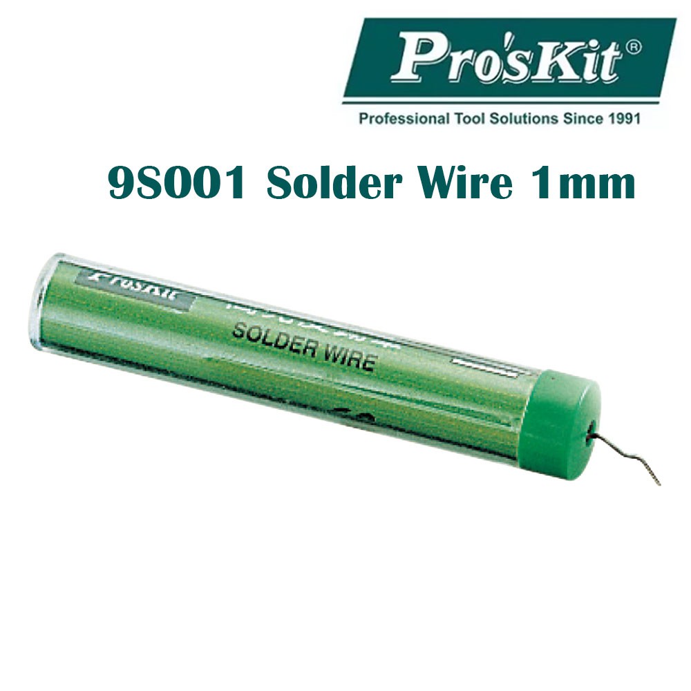 Pro'sKit 9S001 Solder Wire 1mm Pateri Timah Soldering Lead (Taiwan ...