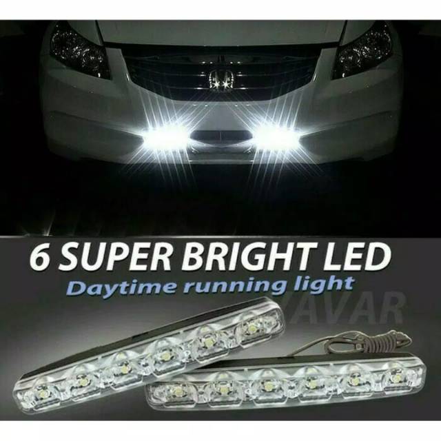 6 Point Universal LED DRL Lights | Shopee Malaysia