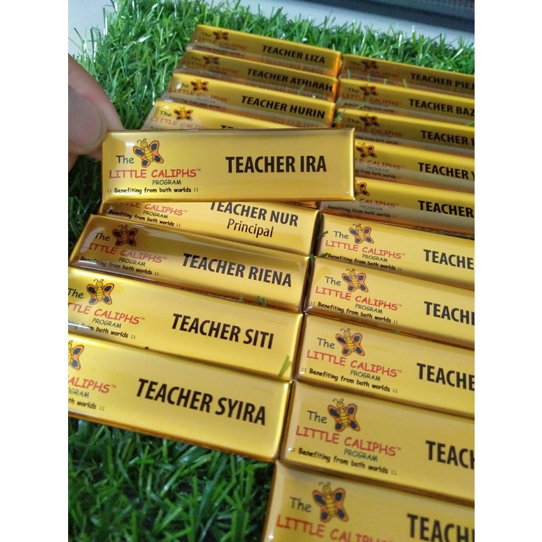 Name Tag Epoxy Acrylic Little Caliph 70X20mm | Shopee Malaysia