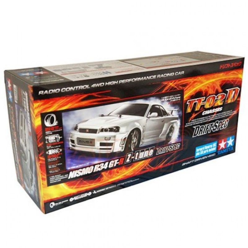 TAMIYA 1/10 TT-02D R34 GT-R Z-TUNE DRIFT SPEC EP CAR KIT | Shopee Malaysia