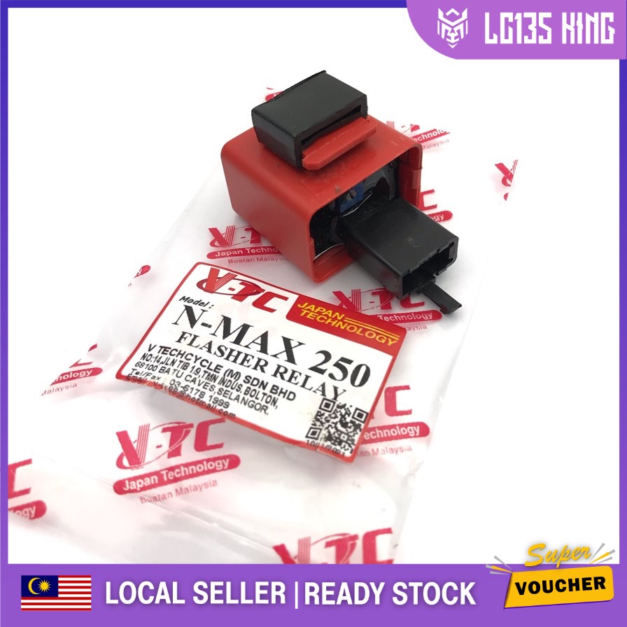 YAMAHA NMAX 155 NMAX155 N MAX 155 LED SIGNAL CONDENSER FLASHER RELAY ...
