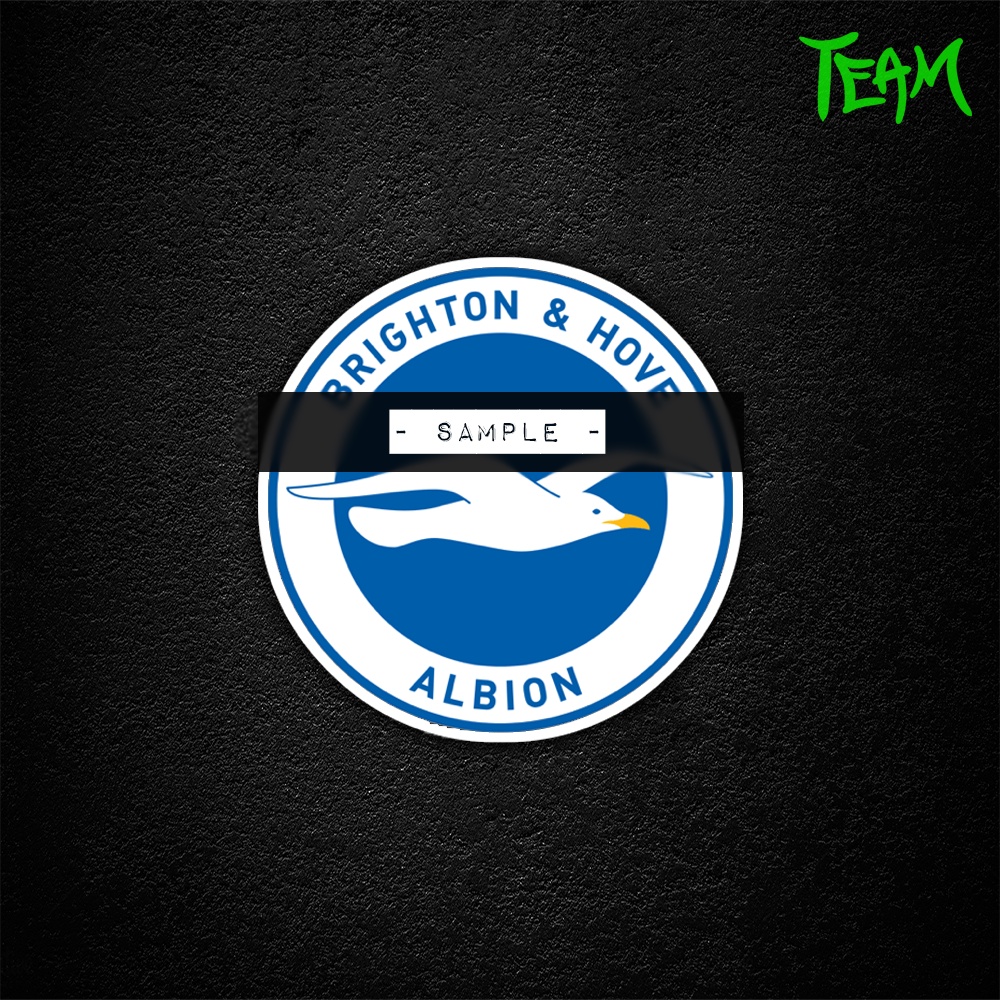 BRIGHTON & HOVE ALBION FC - Premium Fan-made Sticker (TEAM series ...