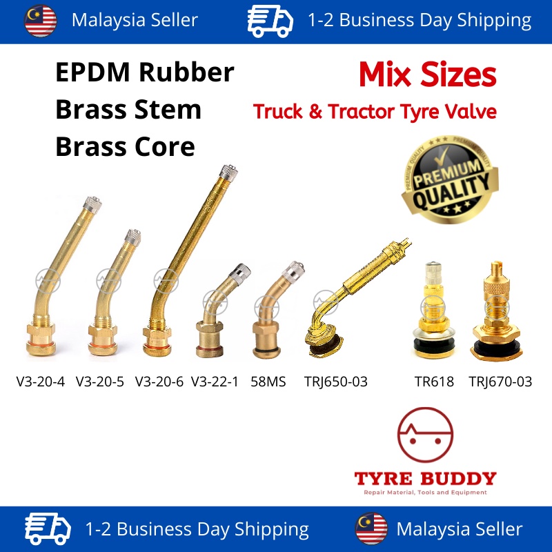 [1PC] Truck & Tractor Tyre Valve; V3-20-4, V3-20-5, V3-20-6, V3-22-1 ...