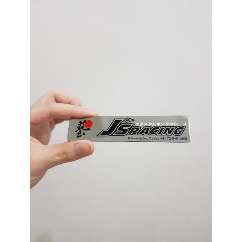 Jsracing js racing kanji waza badge plate Emblem | Shopee Malaysia