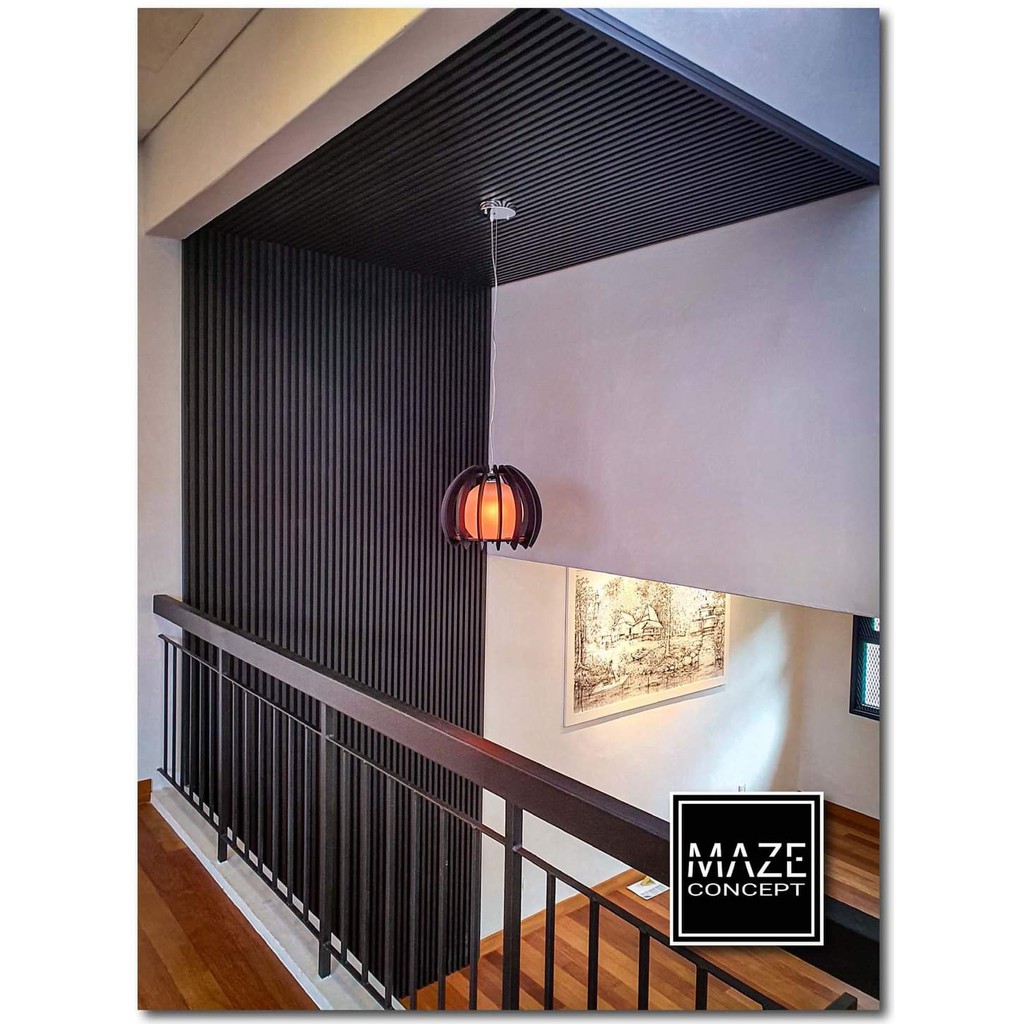 Fluted Panel Wall Panel Wood StripTechnology Wood Siling Kayu Panel ...