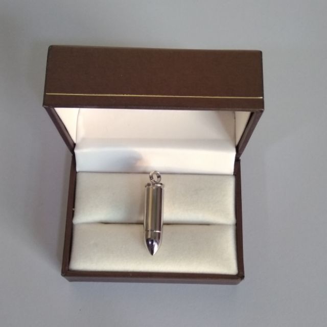 Stainless Steel Amulet Bullet Pendant (SP3364S-PS) | Shopee Malaysia