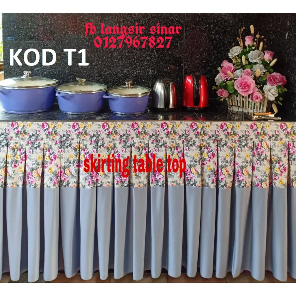 Skirting Table Top Hiasan Rumah :Pre Oder | Shopee Malaysia