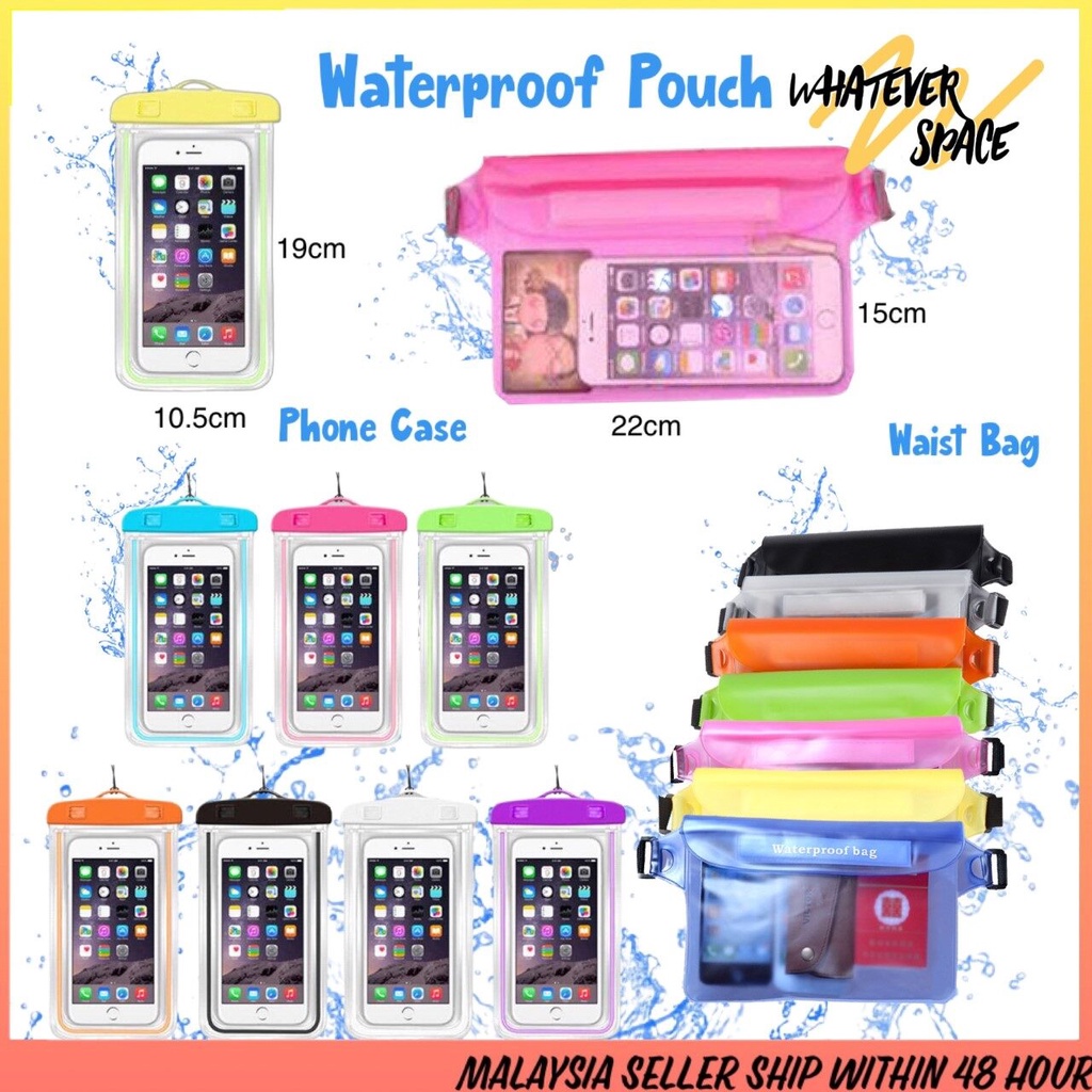 Universal Waterproof Phone Case Waterproof Bag Waterproof Pouch ...