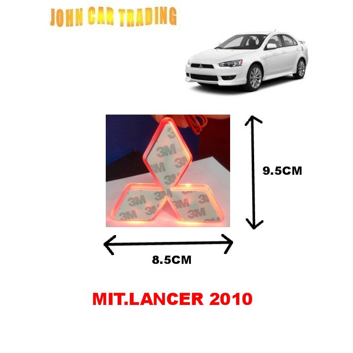Mitsubishi Lancer Inspira 2010 2D Rear Logo With LED Light Lancer GT X ...