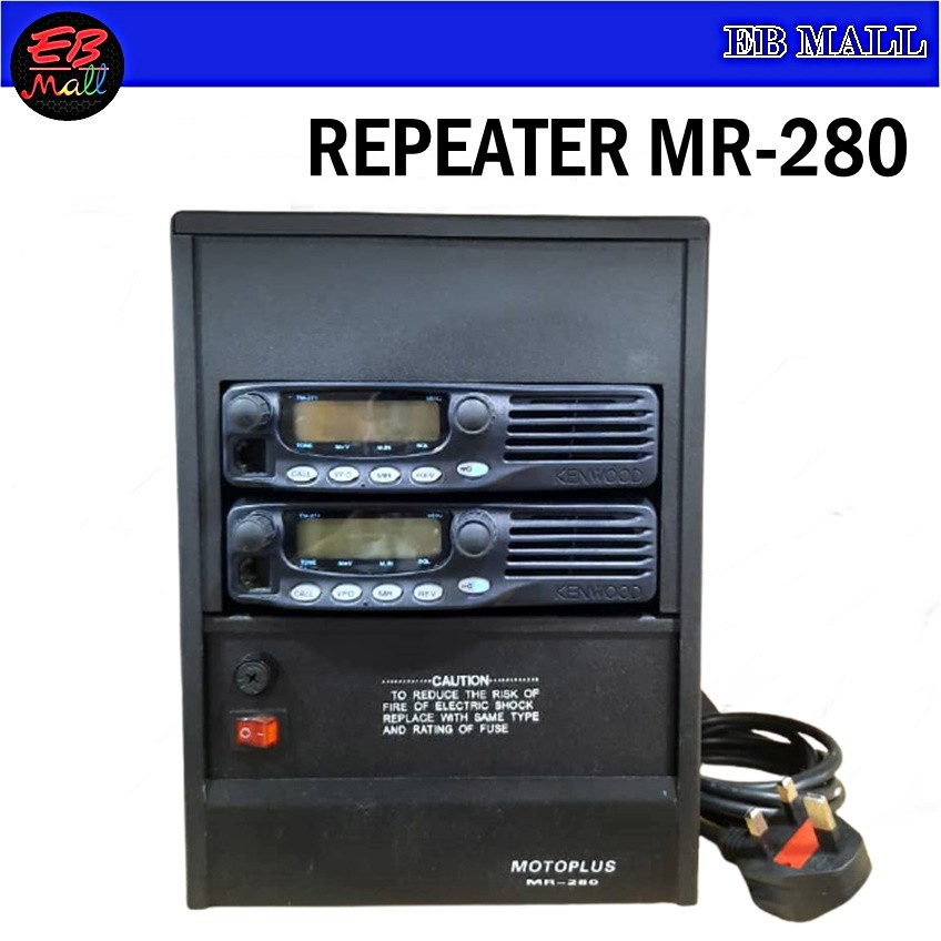 REPEATER MR280 VHF 25W-40Watt Analog two way radio repeater 64 memory ...