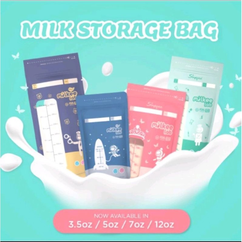 Shapee Milkee Lab Milk Storage Bags (5oz/150ml ) | Shopee Malaysia