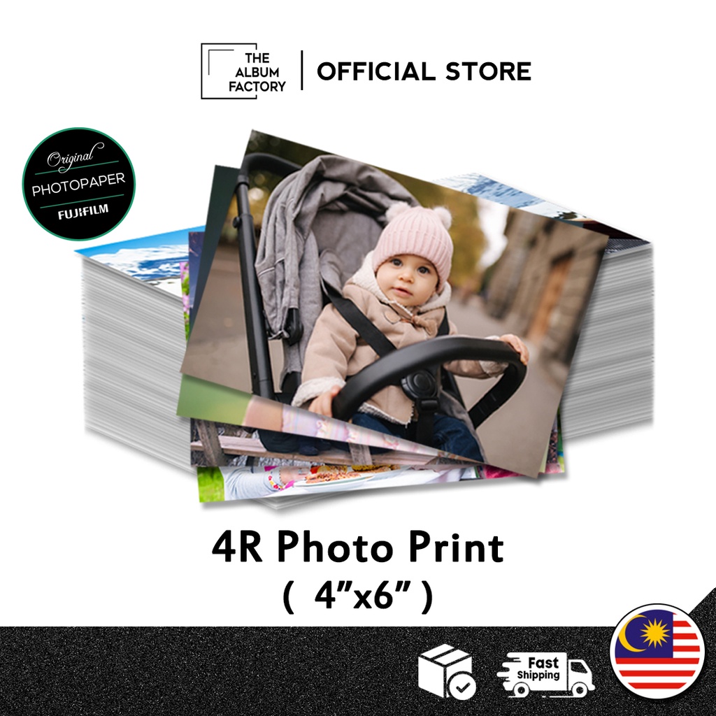 4R Photo Print EXPRESS (Minimum 20pcs) Fujifilm Photo Paper | Shopee ...