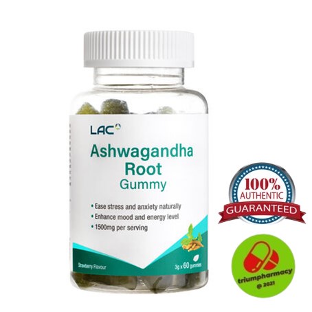 LAC Ashwagandha Root Gummy (60 Gummies) | Shopee Malaysia