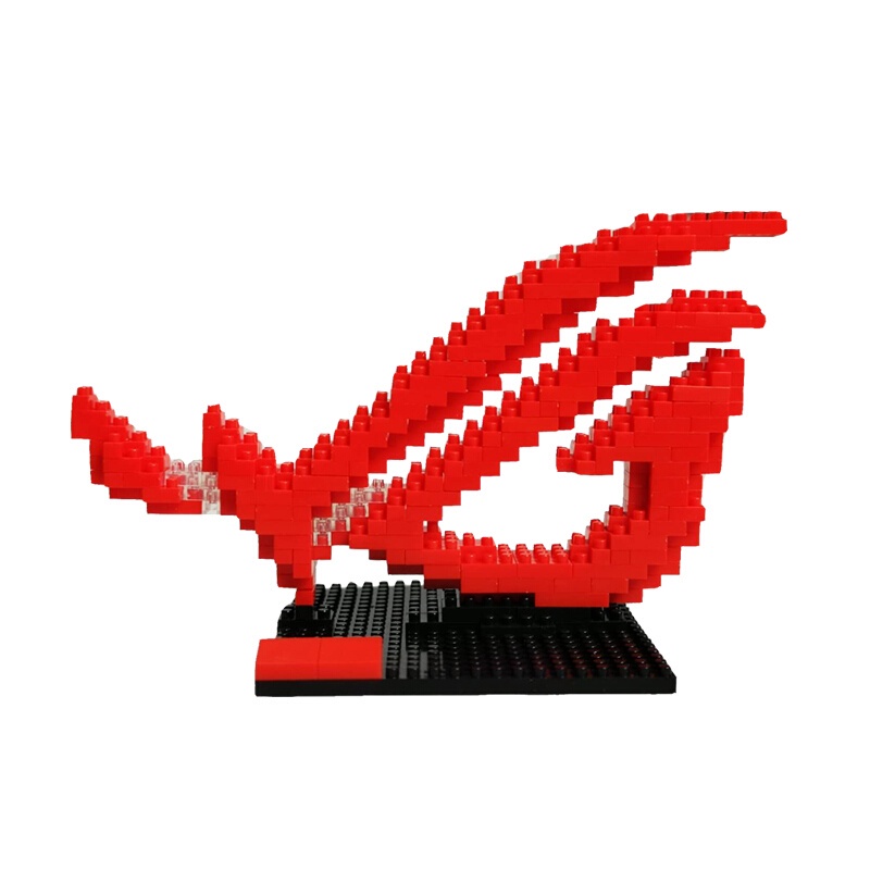 ASUS ROG Faith Building Block Ornaments Chassis Decoration Logo Hand ...