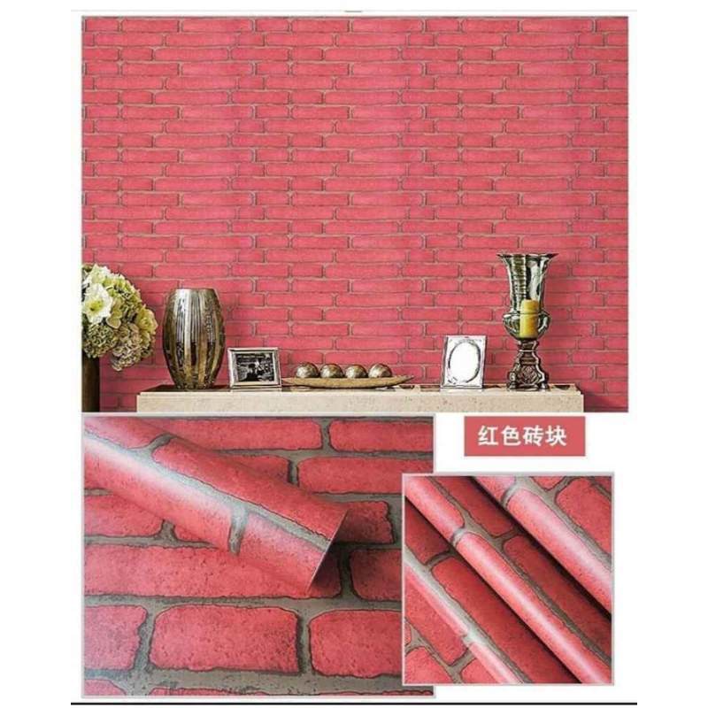 MERAH Character Sticker Wall Wallpaper Bedroom Wall Wallpaper Living ...