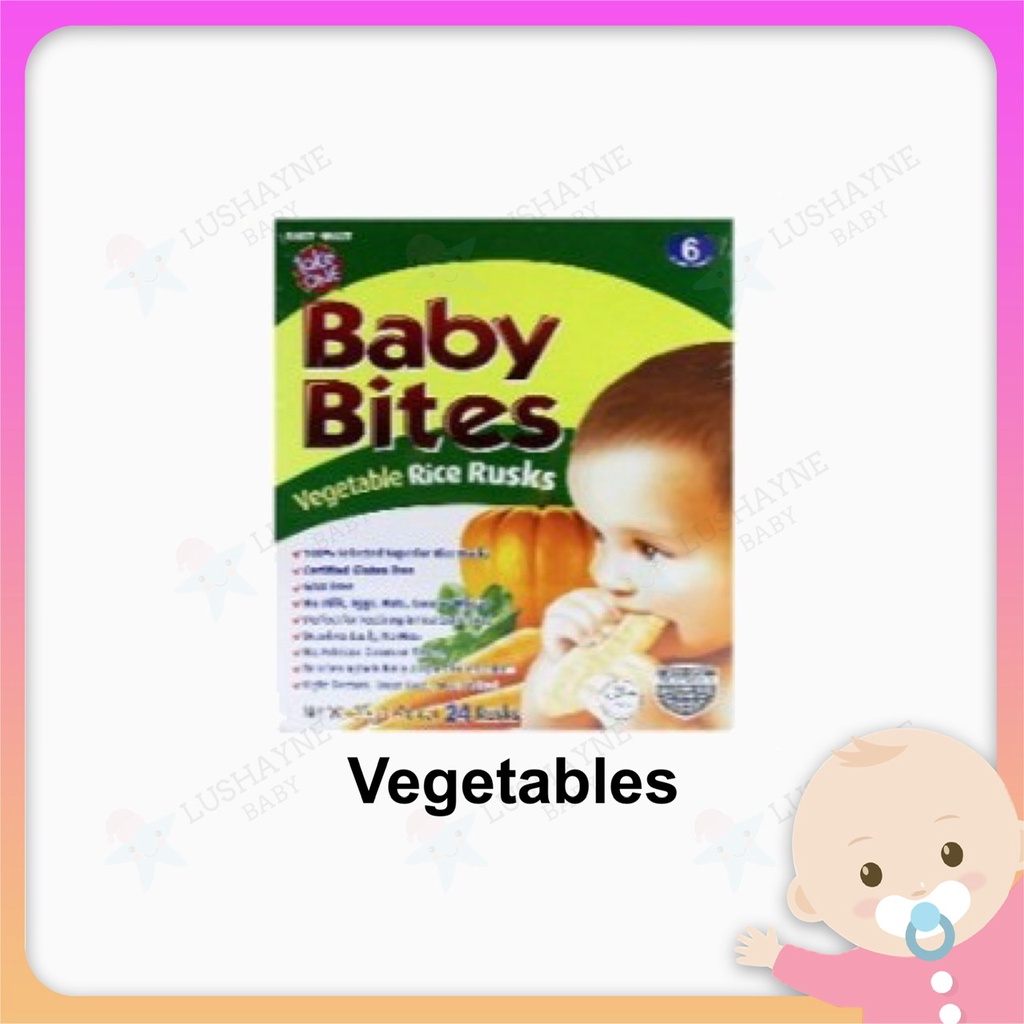 [Baby Food] TAKES ONE Baby Bites Rice Rusks 24pieces 50g 6+ months ...