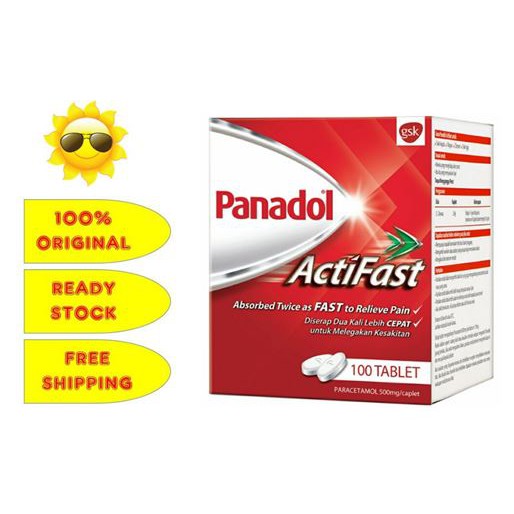 Panadol Actifast 500mg (100's) | Shopee Malaysia
