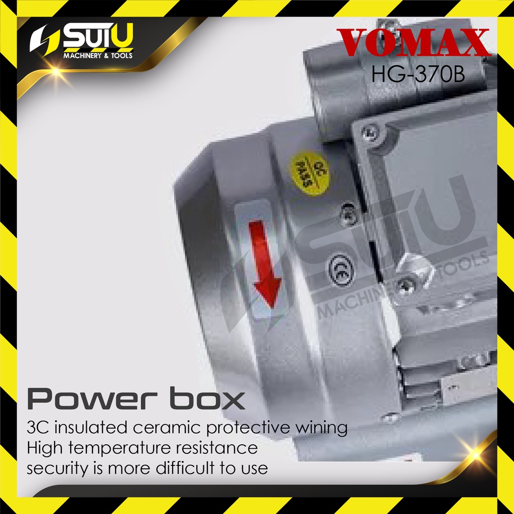 VOMAX HG-370B / HG370B 0.5HP 1 Phase Ring Blower 16kPA | Shopee Malaysia