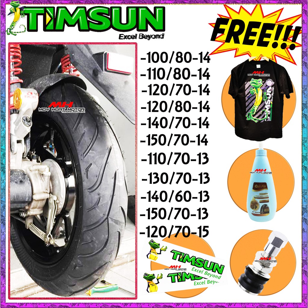 🔥BUY 1 FREE 1 GUM🔥 TIMSUN FOR SCOOTER (AT) BIKE / TS689 TS-689 TIMSUN ...