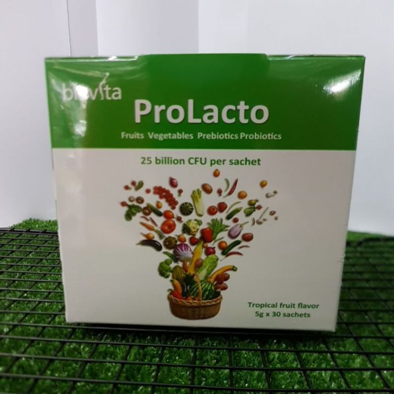 Biovita Prolacto fruits vegetables prebiotic probiotics 1x30's | Shopee ...
