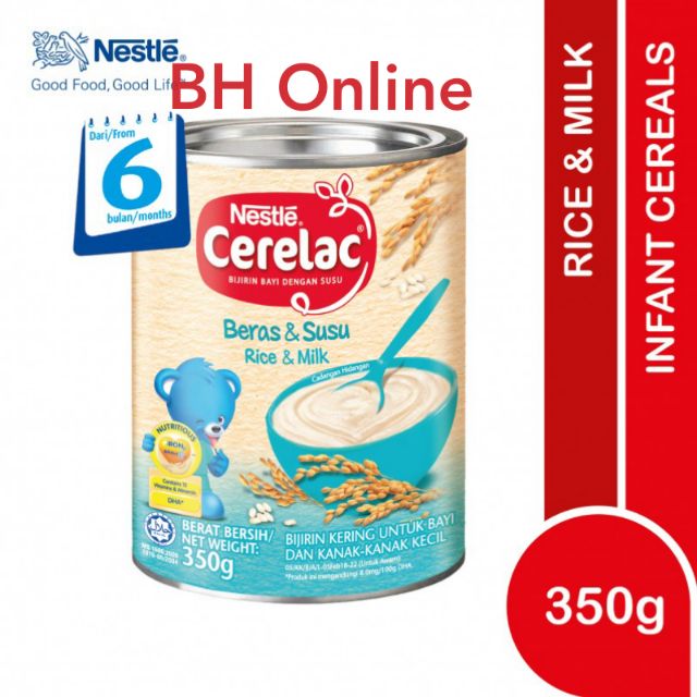 Nestle Cerelac Baby 6m+ x 350g - Beras Susu / Beras Perang / Beras Soya ...