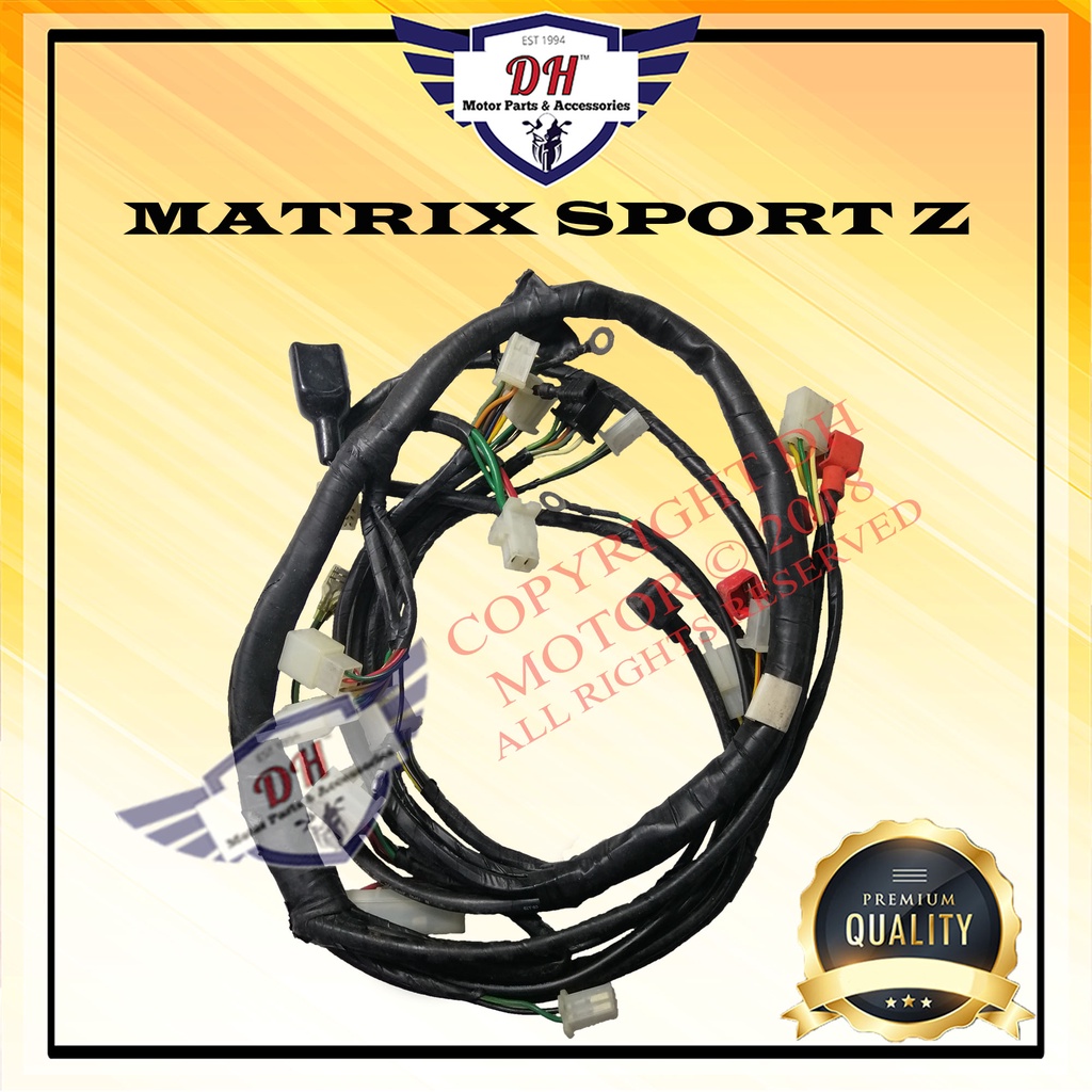 MATRIX SPORT Z WIRING BODY WIRE HARNESS FULL SET DEMAK | Shopee Malaysia