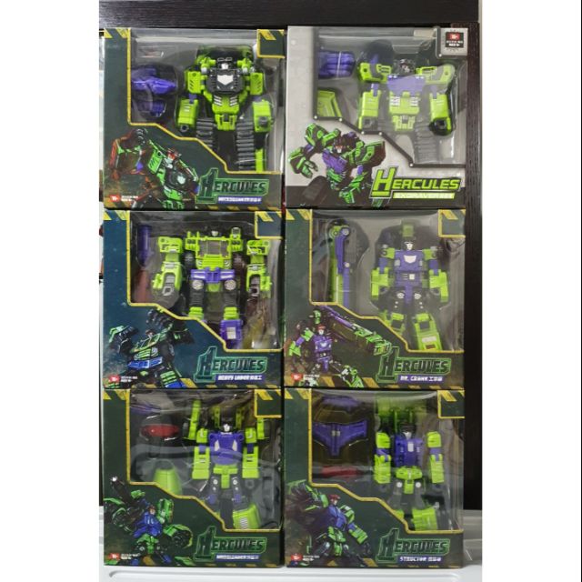 Transformers TFC Toys Hercules (Devastator) Full set of 6 | Shopee Malaysia