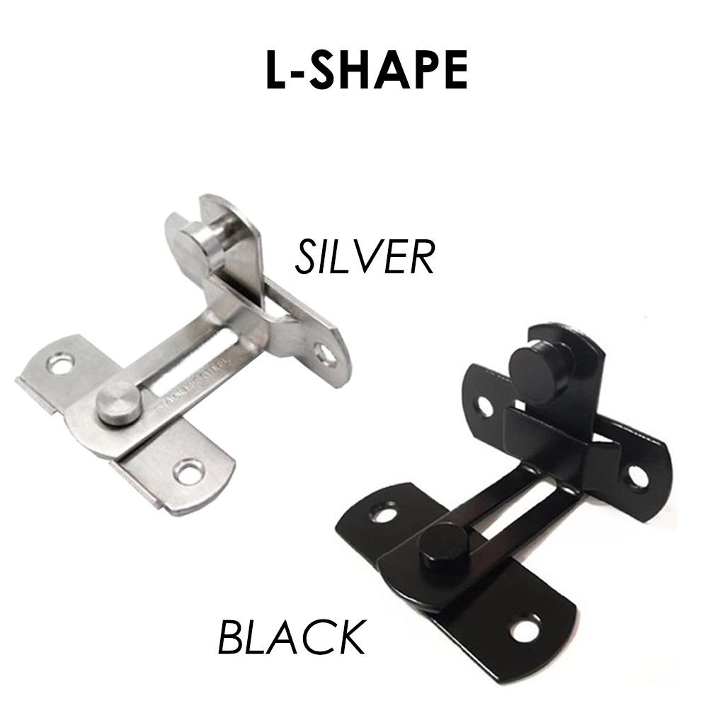 Swivel Bolt Door Latch Slug Catch Hasp Lock for Slide Gate Fence ...