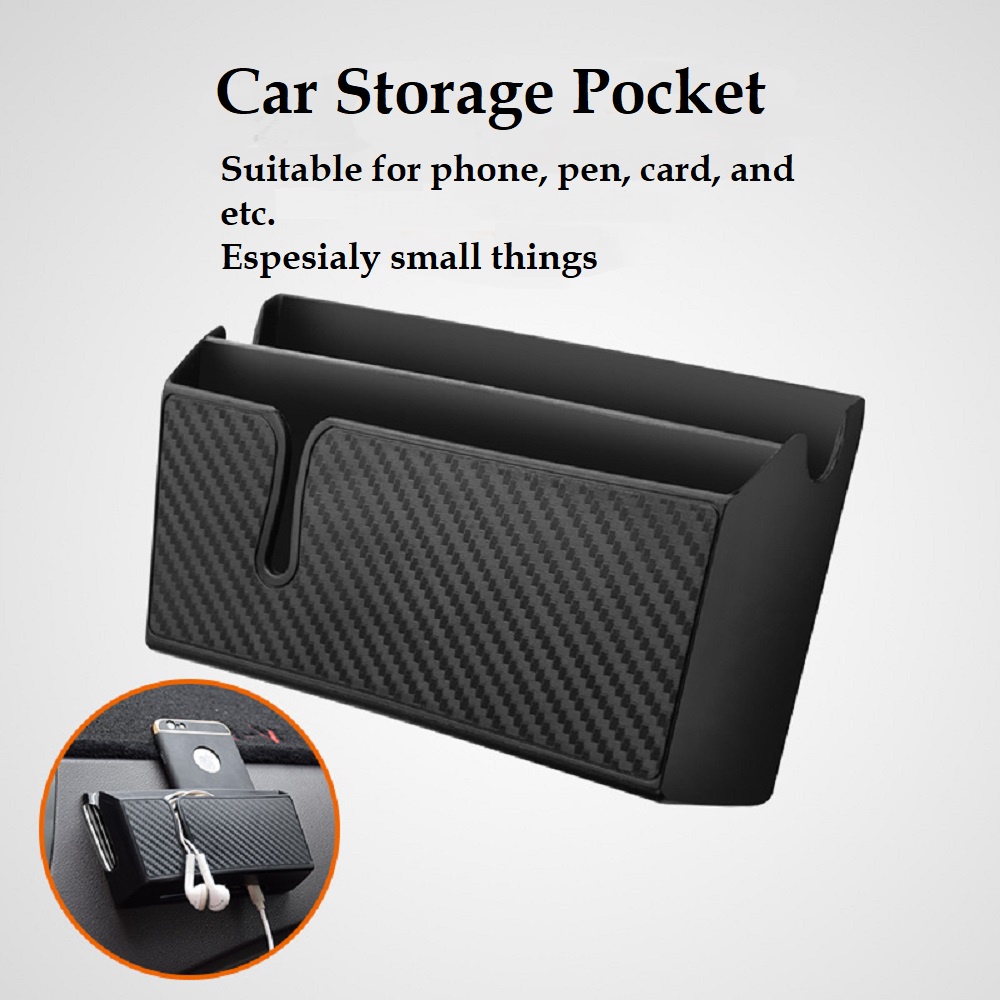 Multifunction Car Organizer Storage Box Holder Card Pen Etc. / Premium ...