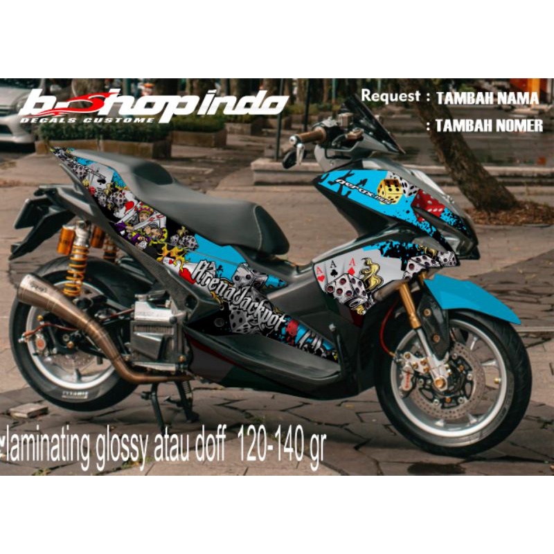 Aerox sticker Decal bishop Antem Arena Fullbody | Shopee Malaysia