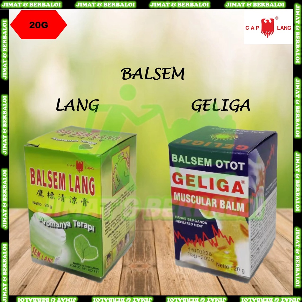 BALSEM LANG / BALSEM GELIGA 20g | Shopee Malaysia